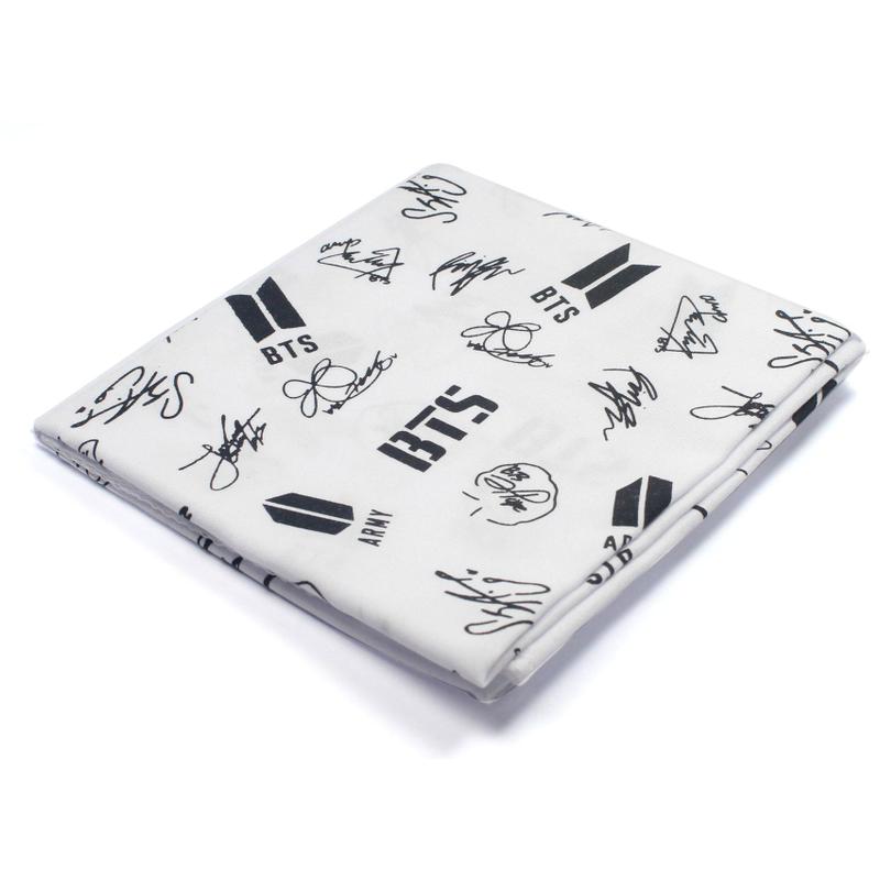 Bandana / Lenço 55x55cm - Bts Kpop Army Bangtan Boys - Branca - Harsh ...