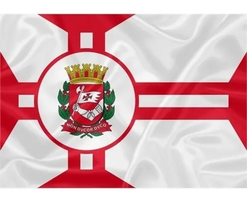 Bandeira Da Cidade De São Paulo 1x1 45m Seriarte Digital Bandeiras
