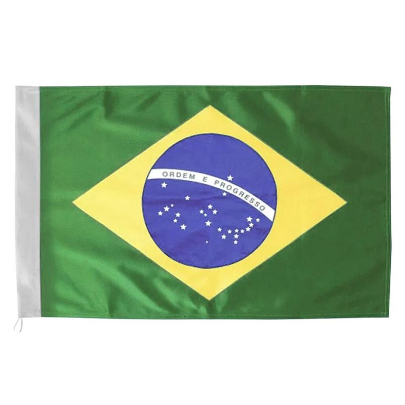 Bandeira do Brasil Média Bember 90cm x 140cm - Apollo Festas ...