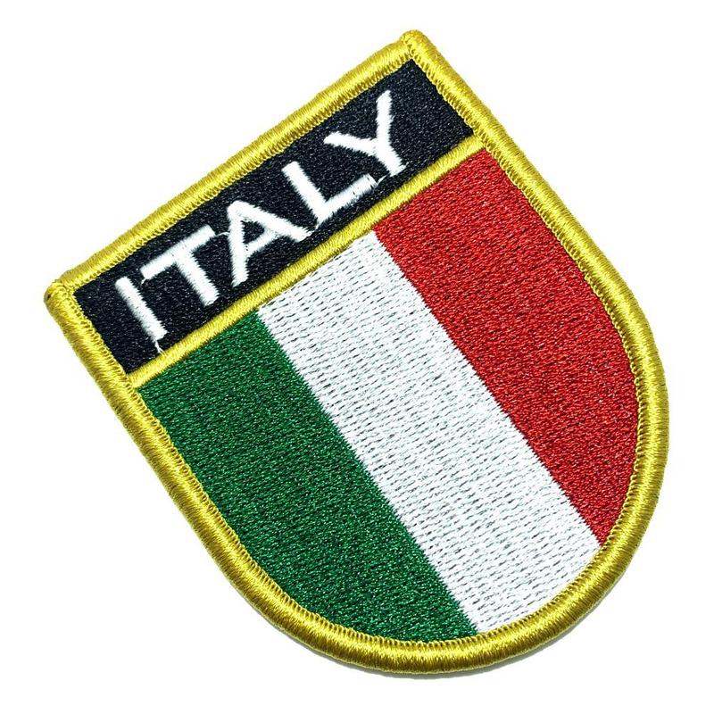 Bandeira Italia Patch Bordada Fecho de Contato Gancho - BR44 ...