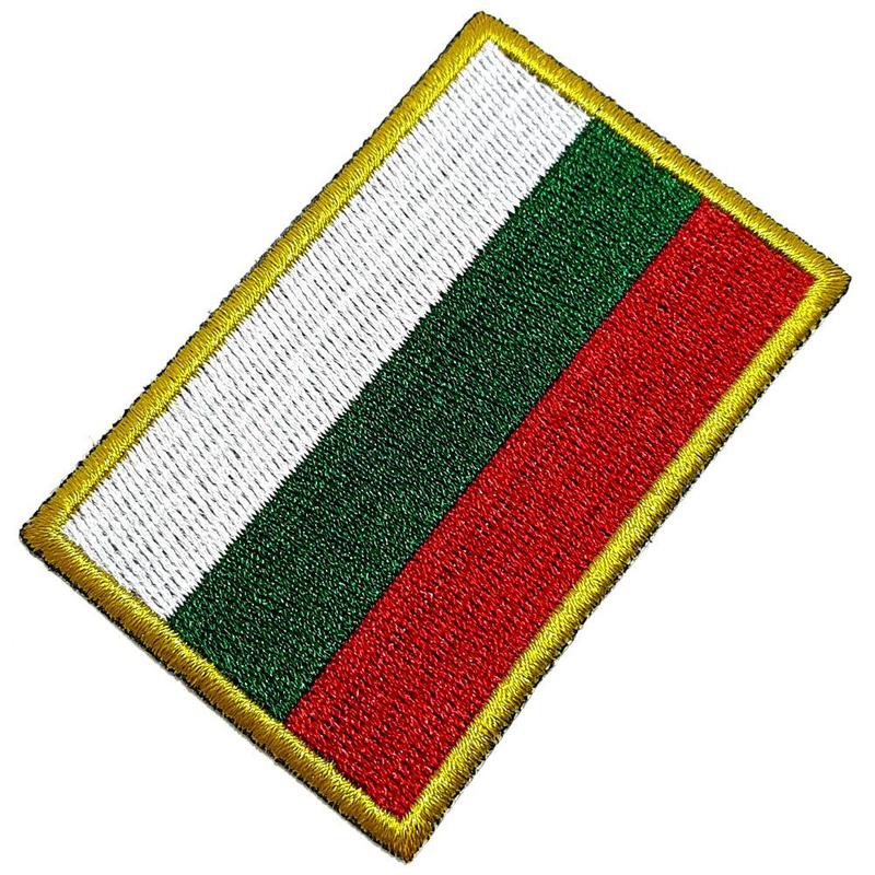 Bandeira País Bulgária Patch Bordada Termo Adesivo Para Boné - BR44 ...