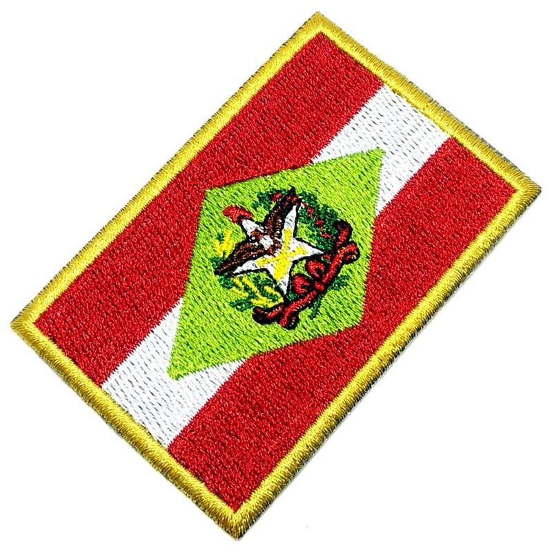 Bandeira Santa Catarina SC Brasil Patch Bordado Para Camisa - Br44 ...