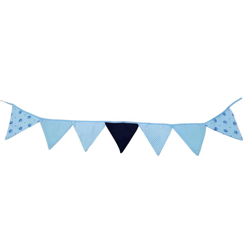 Bandeirinha Decorativa Berço Bebê Menino Coroa Azul Bebê - Pingo de ...