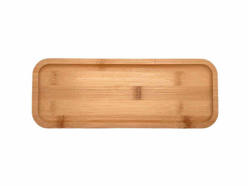 Bandeja de Bambu Retangular 25.6x9.6cm - LEAO PRIMO - Bandejas ...