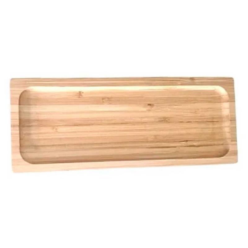 Bandeja de Bambu Retangular 25x10cm - FWB - Bandejas - Magazine Luiza