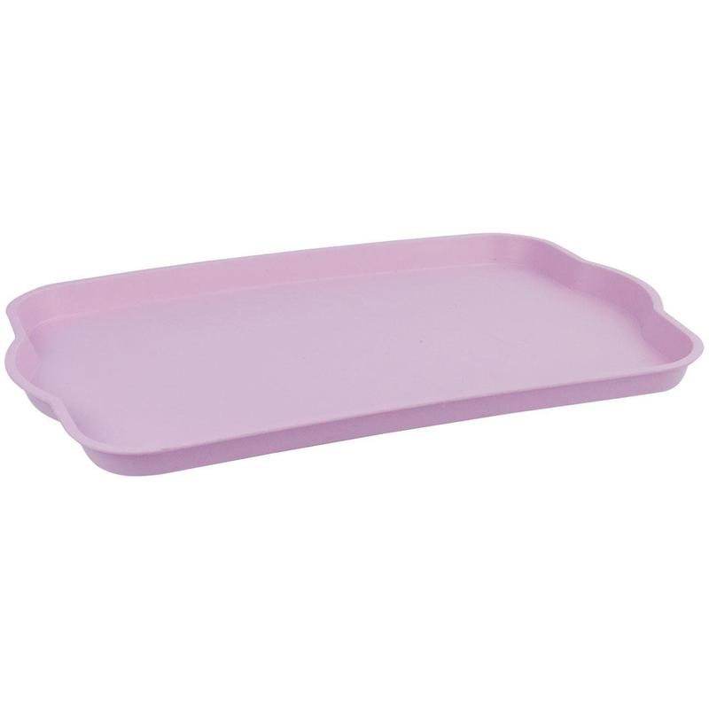Bandeja de Plástico Retangular 26x40 Rosa - MASTERTOY - Bandejas ...
