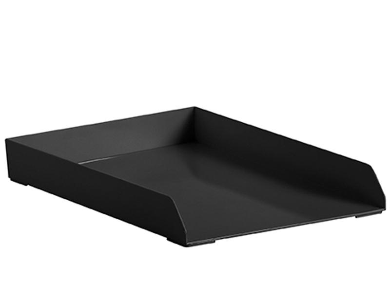 Bandeja Organizadora Aberta Empilhável Preta 34,5X25X4,5cm 1462 ...