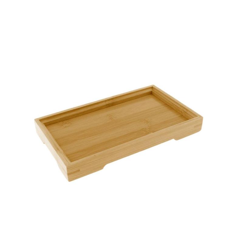 Bandeja retangular de bambu 33 cm - FWB - Bandejas - Magazine Luiza