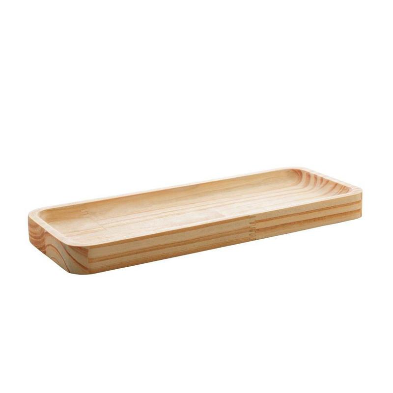 Bandeja Woodart de Madeira Pinus Natural 30cm x 12cm x 2cm - Bandejas ...