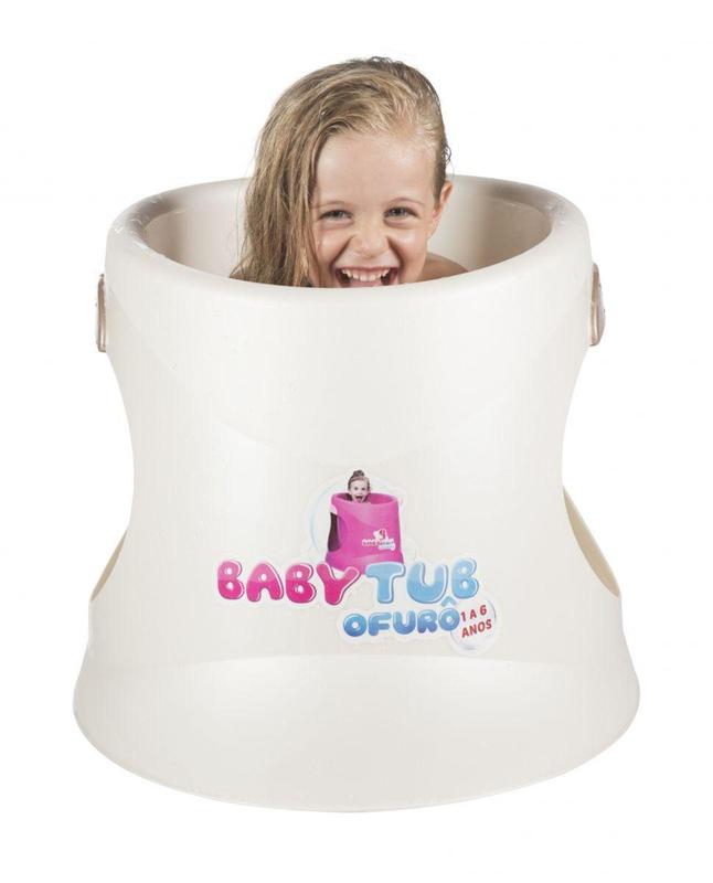 Banheira Infantil Babytub Ofurô (1 a 6 anos) - Branco Pérola - Ofurô ...