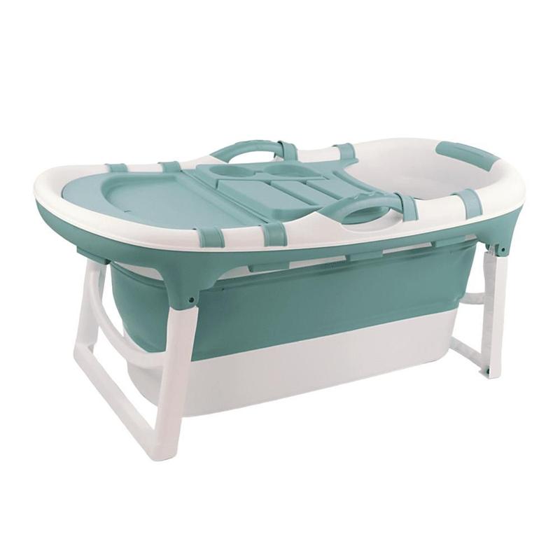 Banheira Ofurô de Bebê Adulto Dobrável Tridimensional Multmaxx - Azul ...