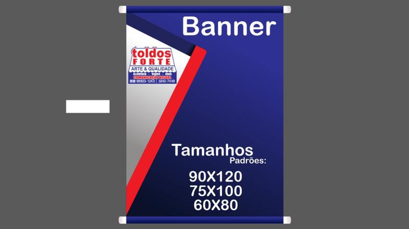 Banner em lona com ompressão digital - TOLDOS FORTE - Banner para Festa ...