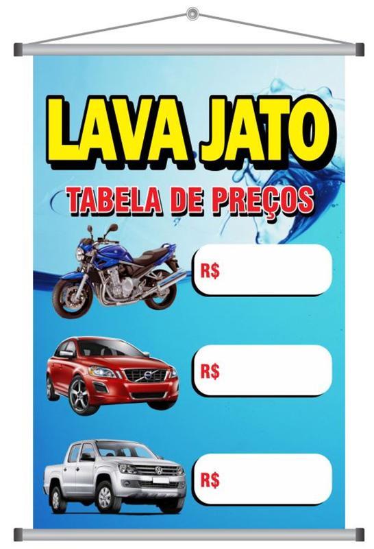 Banner Lava Jato Mod2 - Kradesivos - Adesivo de Parede - Magazine Luiza