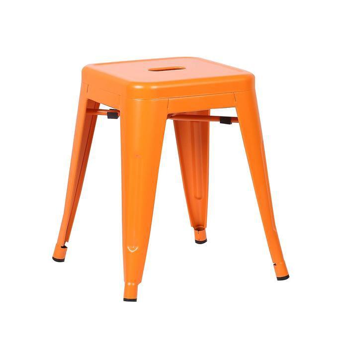 Banqueta baixa Iron Tolix - 45 cm - - Loft7 - Banqueta para Cozinha - Magazine Luiza