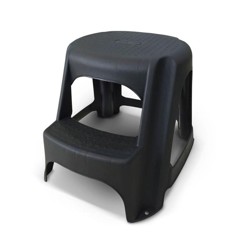 Banqueta Step Multiuso 2 Degraus Preta - Toyplast - Escadas - Magazine Luiza