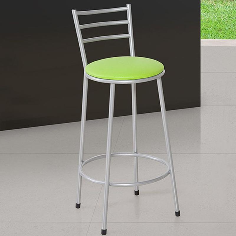 Banqueta Verde 70 cm para Bar Bistro Aço Pintado em Prata - GRACIALAR ...