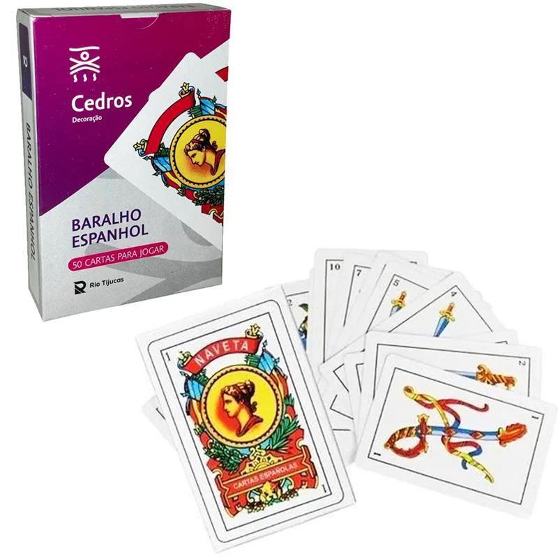 Baralho Espanhol Truco Bisca Naipes Espadão Jogo 50 Cartas - Cedros ...