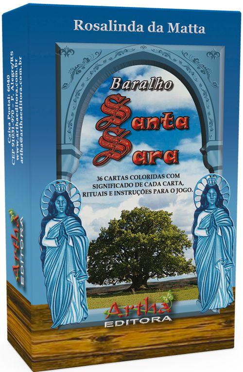 Baralho Santa Sara Lenormand Tarot Cigano 36 Cartas Artha Artha Editora Livros De