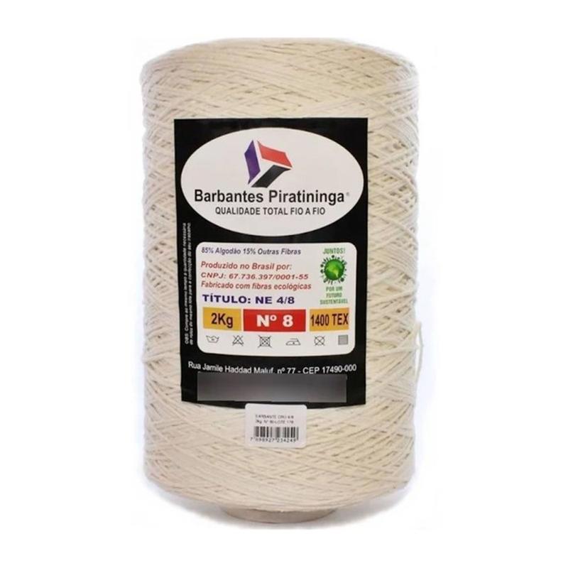 Barbante Cru 8 Fios 2kg Piratininga - Barbante - Magazine Luiza