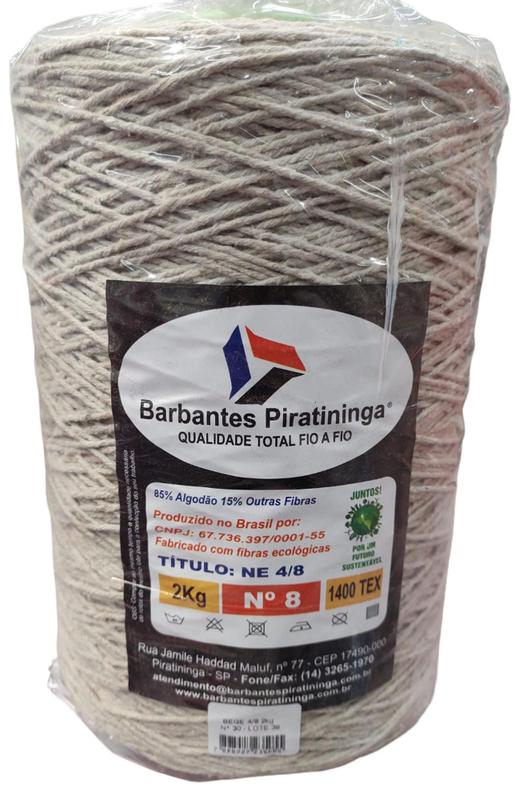 Barbantes Piratininga/Colonial* 2kg várias cores. Fio 6 ou 8 ...