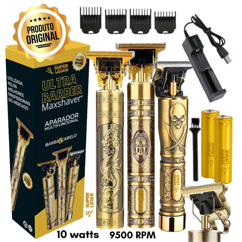 Barbeador Profissional Potente Ultra Maxshave 10W 9500 Rpm - Lamina De ...