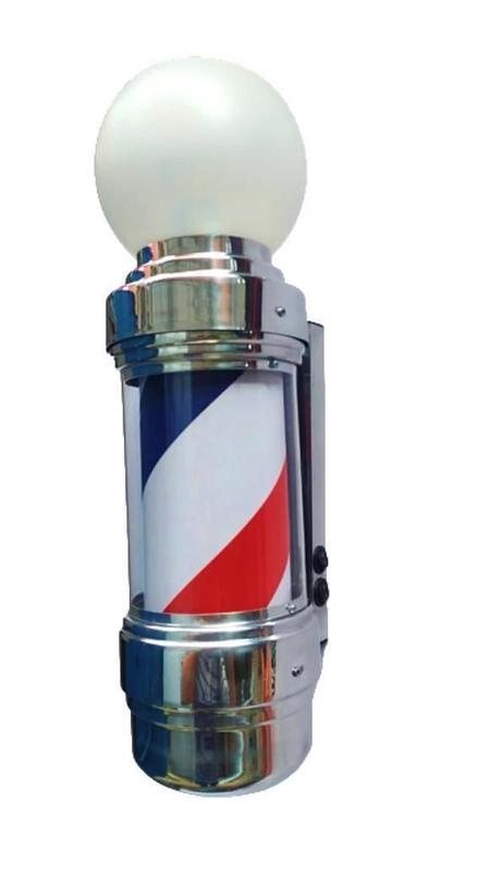 Barber Pole 50Cm Voltagem Bivolt Giratório Estilo Clássico. - Jr Pole ...