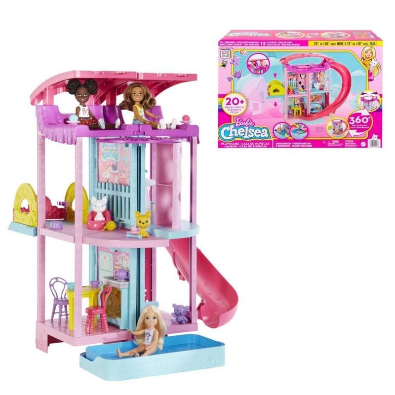 Barbie Chelsea Playset Casa De Bonecas 360 3+ Hck77 Mattel - Casinha de ...