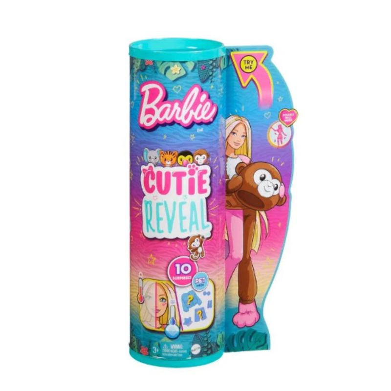 Barbie Cutie Reveal Macaco - Mattel - Boneca Barbie - Magazine Luiza