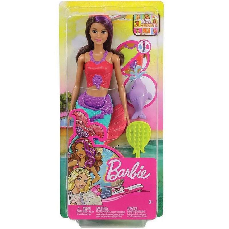 Barbie Explorar e Descobrir Sereia Teresa Muda de COR - Mattel ...