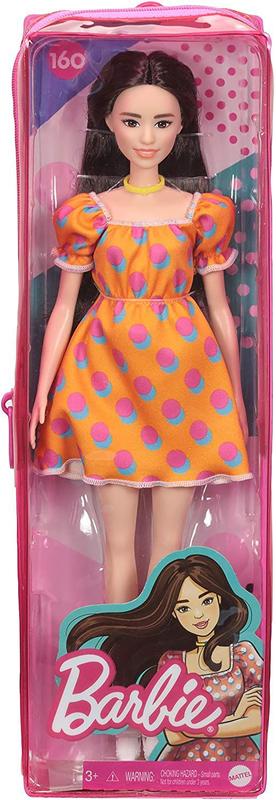 Barbie - Fashionista - 160 Morena com Vestido Laranja - Mattel ...