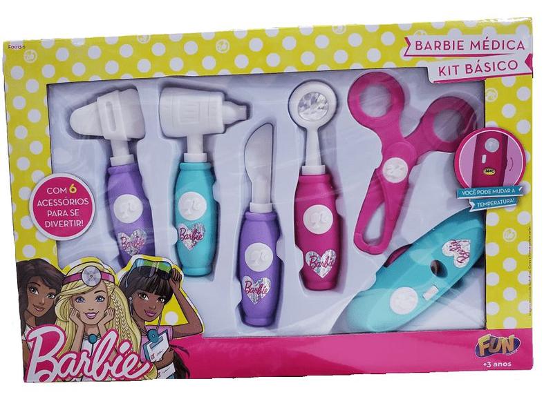 Barbie Kit Medica com 6 Instrumentos START - Kit Médico Infantil ...