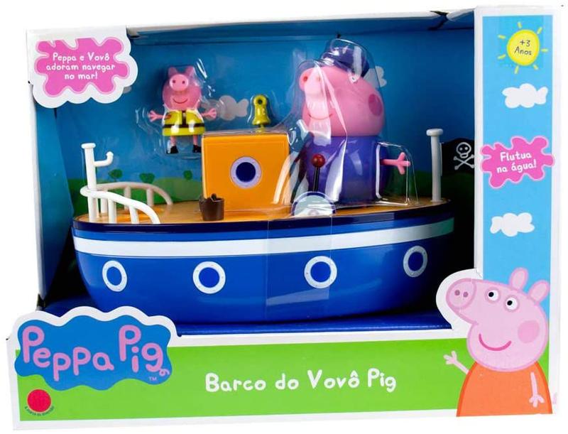 Barco Do Vovô Pig - Peppa Pig - Sunny Brinquedos - Barco, Navio e ...