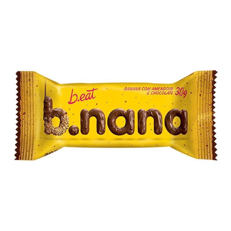 Barra B.eat Banana com Amendoim e Chocolate 30g - Barra de Proteína ...