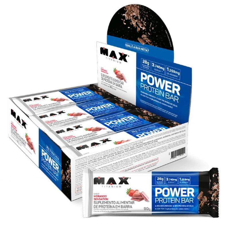 Barra da Max 90g com 8 unidades Max Titanium - Max Titanium - Barra de ...