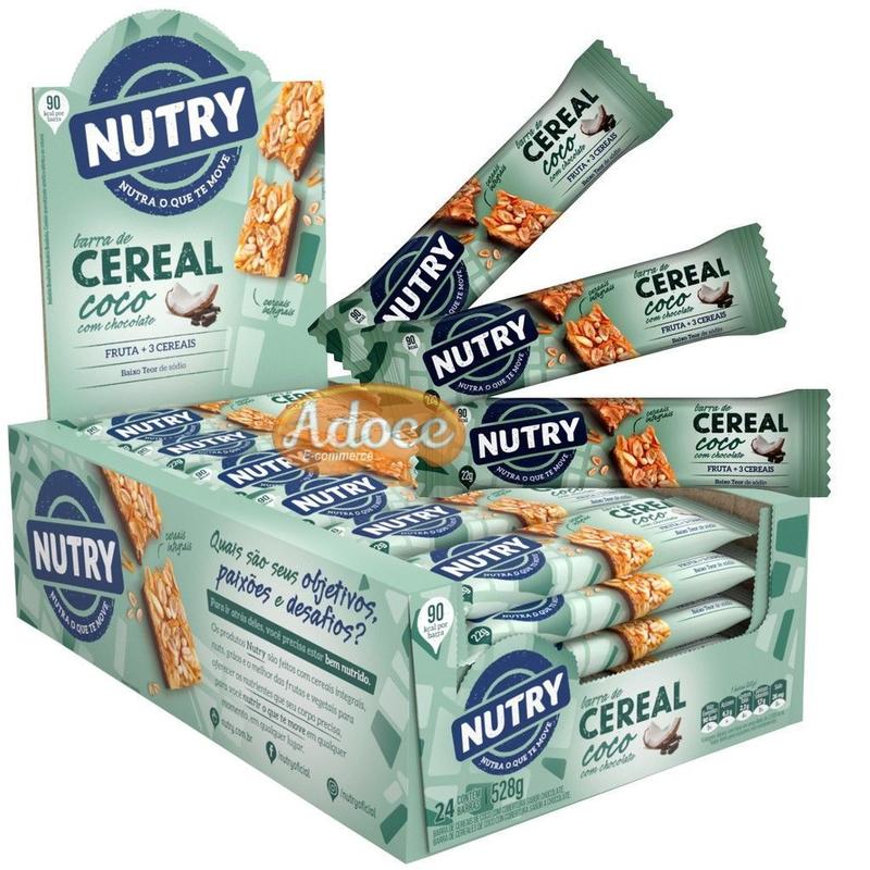 Barra de cereal nutry 24unx22g - Nutrimental - Barra de Cereal ...