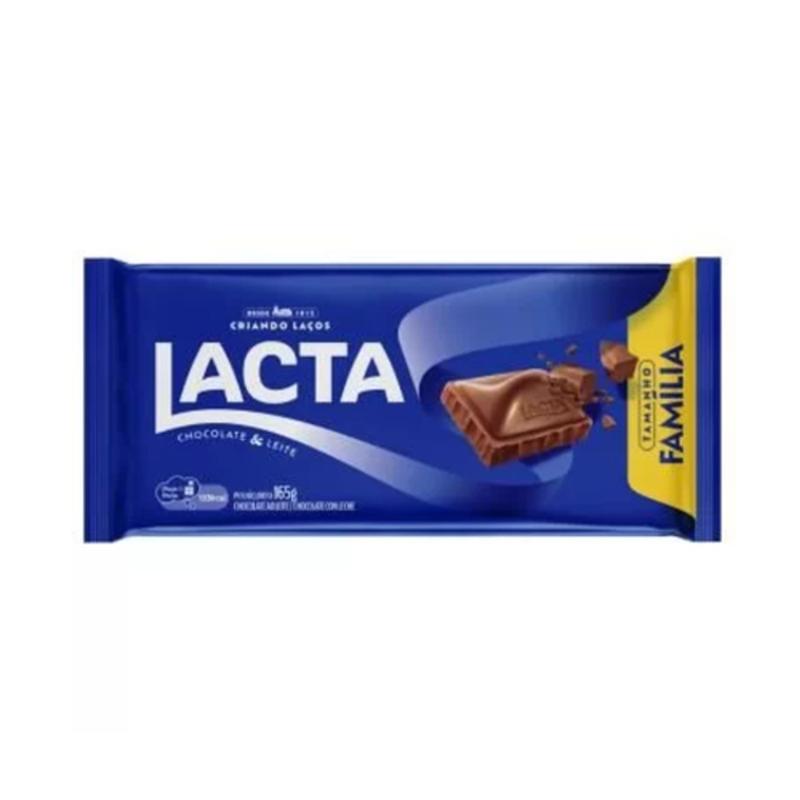 Barra de Chocolate & Leite 165g Lacta - Chocolate / Barra de Chocolate ...