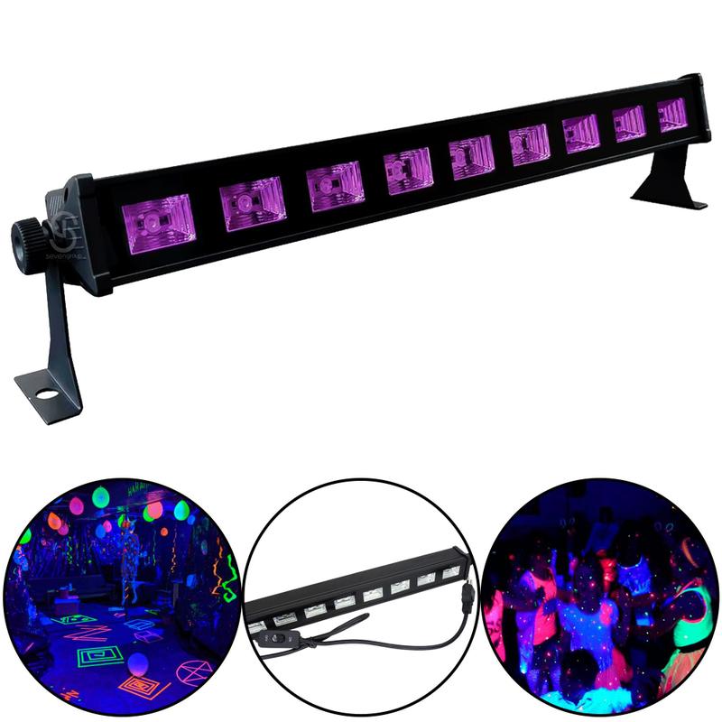 Barra de LED Luz Negra LK-UV9 Ribalta Efeito NEON C/ 9 LEDS - Luatek ...