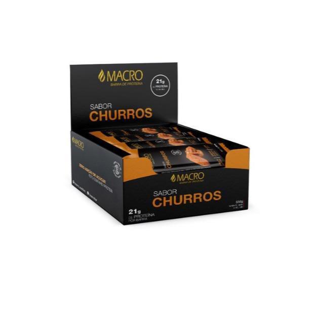 Barra De Proteína Cereal 65 Gr Caixa Com 10 Un Sabor Churros - Macrobar ...
