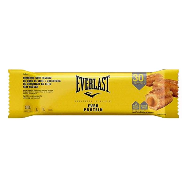 Barra de Proteína Everlast Ever Protein Iso Sabor Churros Zero Açúcar ...
