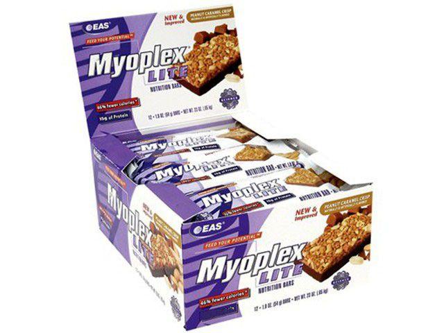 Barra de Proteína Myoplex Chocolate - 12 Barras - EAS - Barra de ...
