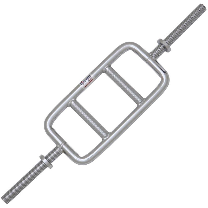 Barra H Maciça Aço De Carbono Cromada Com Rosca 10 Kg Dream - Barra de ...