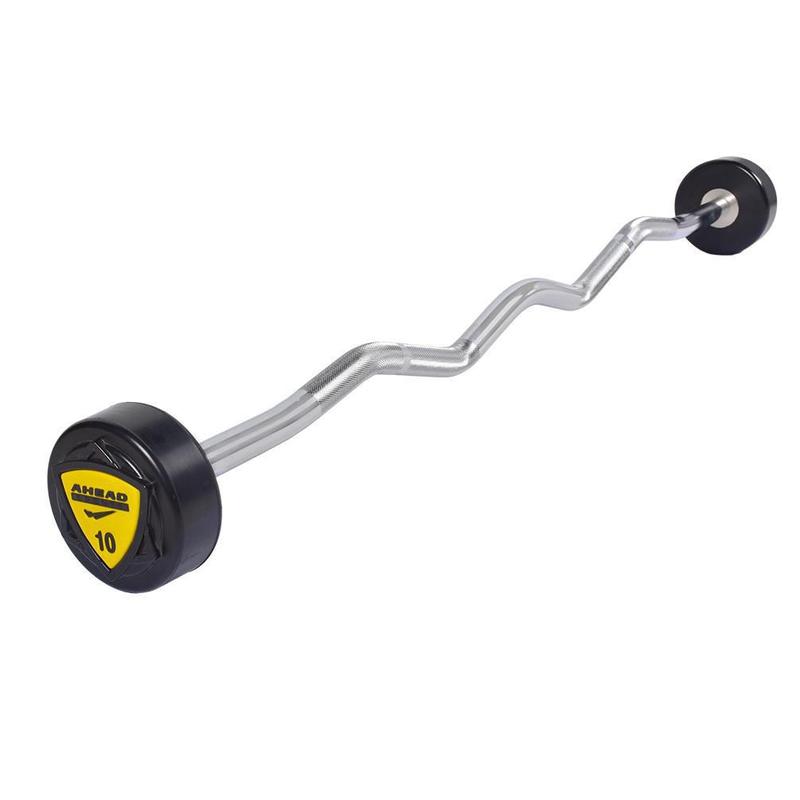 Barra Montada W Pro Tpu Peso Academia 10Kg - Ahead Sports - Barra de ...