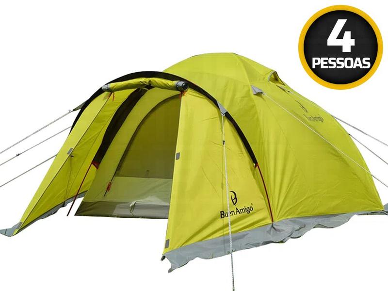 Barraca De Camping 4 Pessoas 3000mm De Coluna D'água - NAUTIKA ...