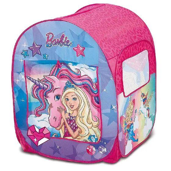 Barraca Infantil Barbie Mundo do Sonhos - Fun - Barraca / Toca / Cabana ...