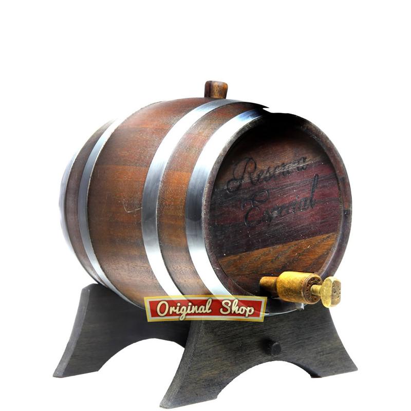 Barril de Carvalho - Premium 10L(10000ml) - Barril Barris - Dornas e ...