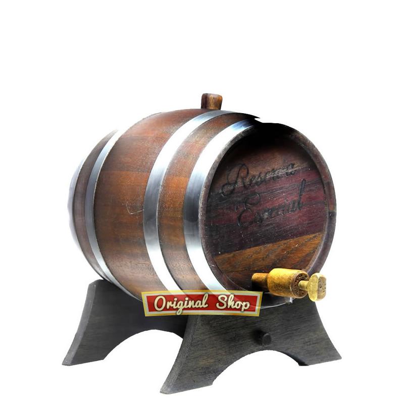Barril de Carvalho - Prime / Luxo 5L(5000ml) - Barril Barris - Dornas e ...
