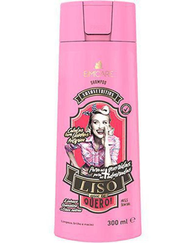 Barro Minas Shampoo Nanonutrition Liso Que Te Quero 300 mL - Kit ...