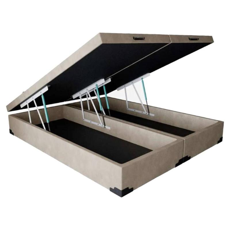 Base Box Articulada Queen 158cm Linho Bege Tana Decor - Perfan Móveis ...