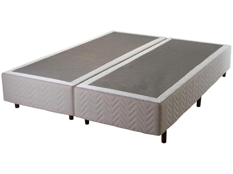 Base Cama Box Queen Hellen Bipartido 26x158x198cm - Sommier Universal ...