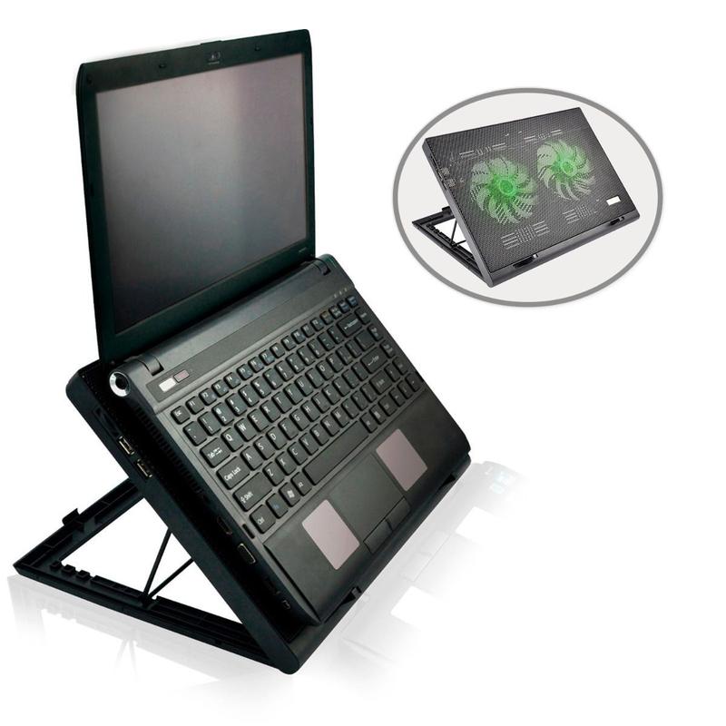 Base cooler para notebook warrior power led verde luminoso - ac267 ...